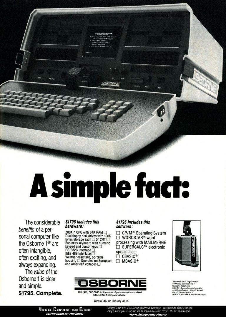 Osborne 1 – Remi's Classic Computers